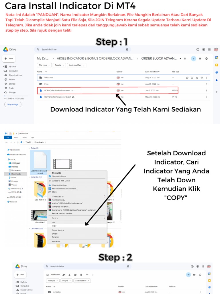 Cara Install Indicator Di MT4 | PDF