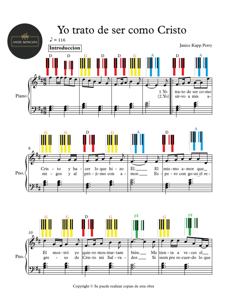 Yo Trato de Ser Como Cristo - Simplificado | PDF