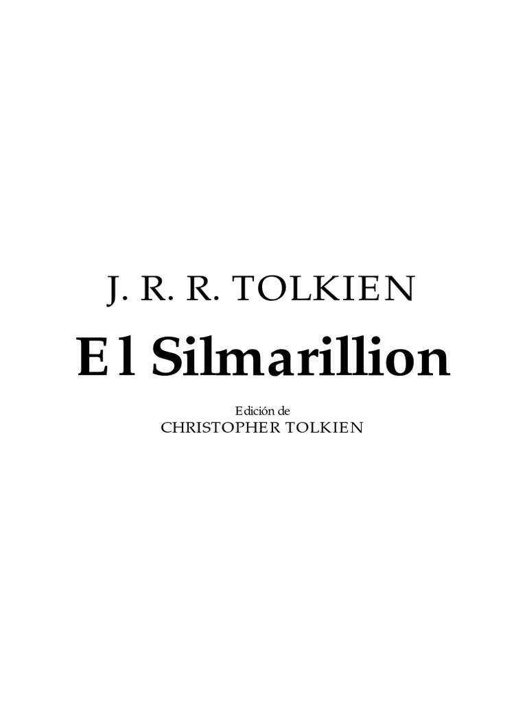 El Silmarillion Con Apendice | PDF