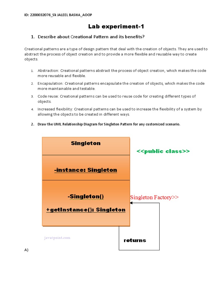 Lab experiment 1 | PDF