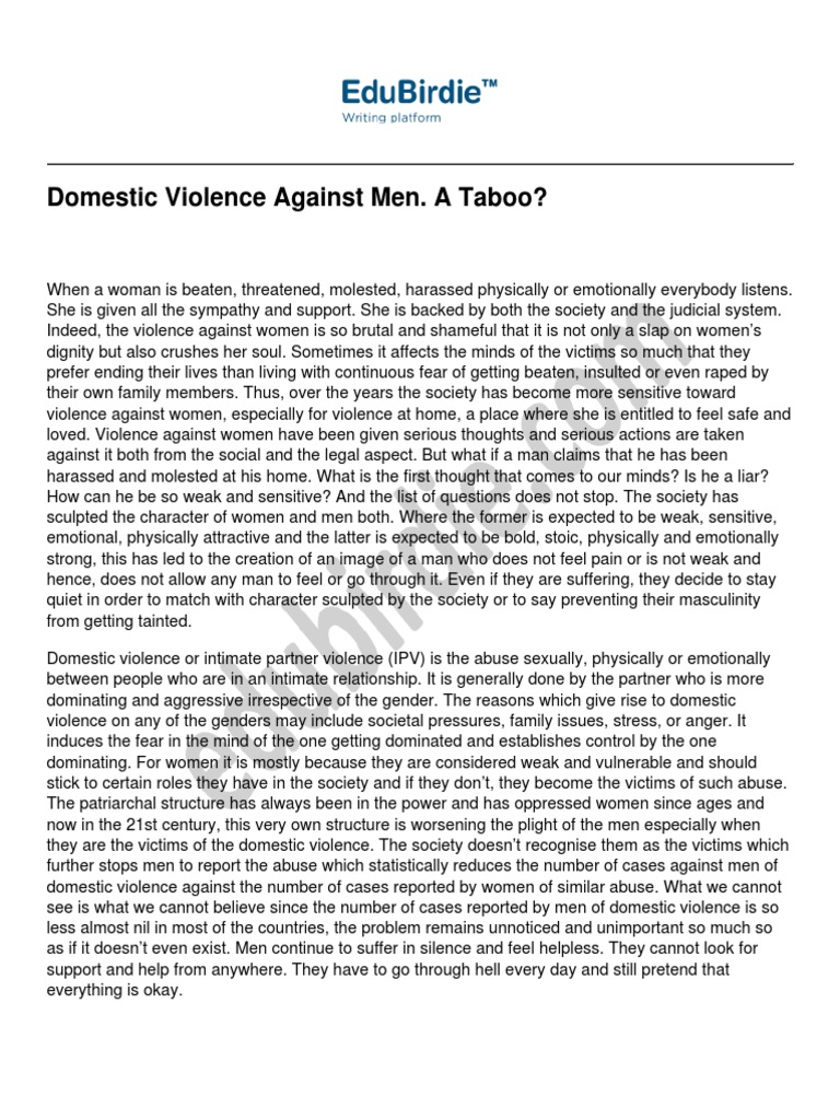 Domestic Violence | PDF | Domestic Violence | Violence