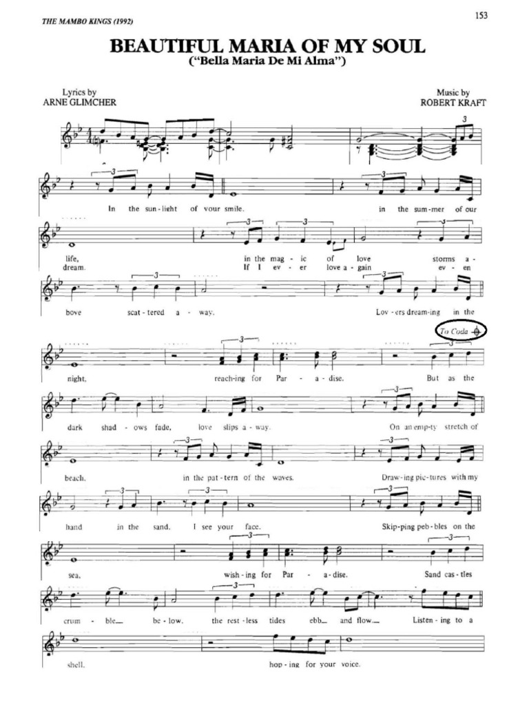 Beatifull Maria of My Soul | PDF