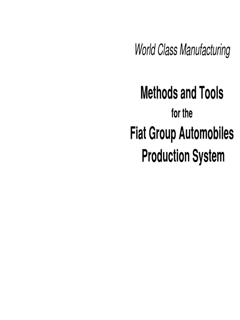 WCM Methods & Tools | PDF | Safety | Quality (Business)