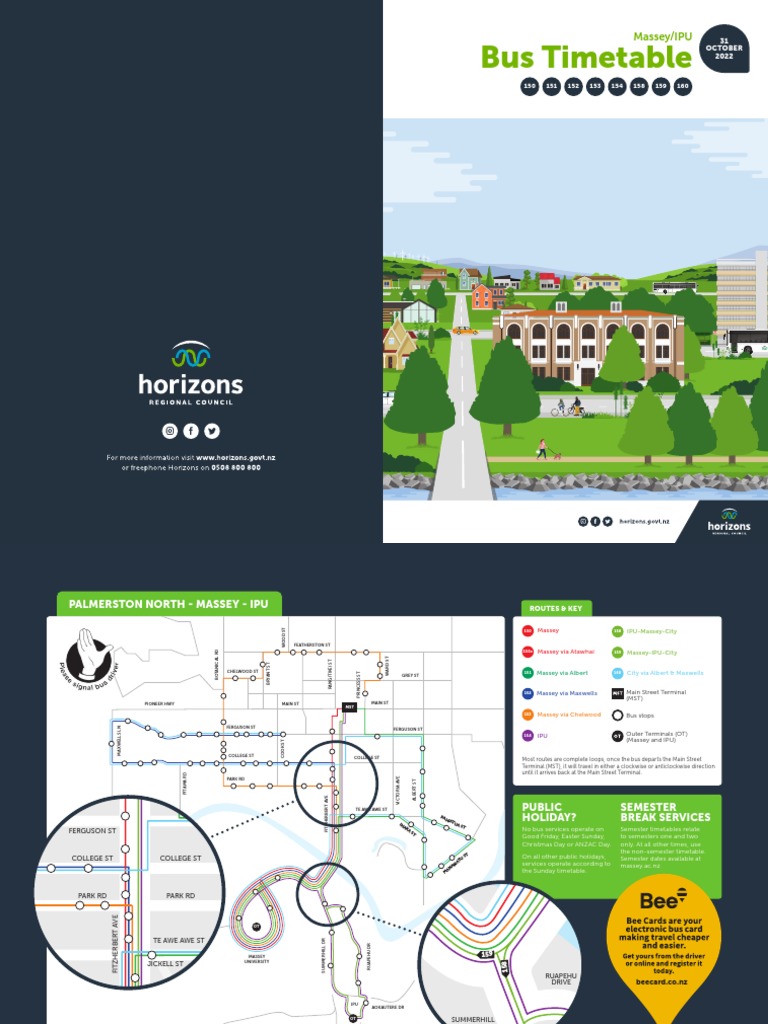 Massey IPU Bus Timetable | PDF