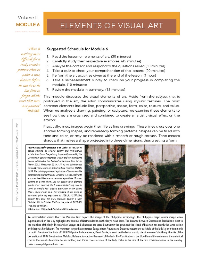 Module 6 Artapp | PDF | Shape | Vision