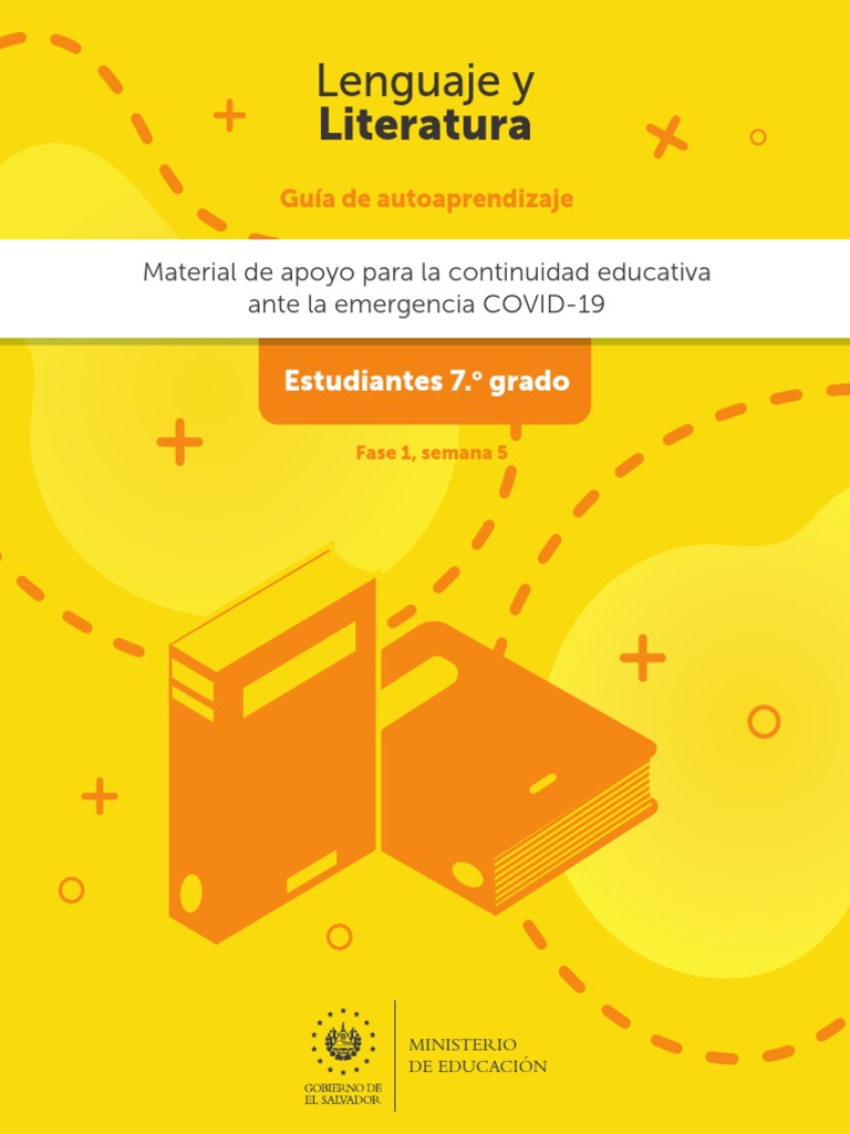 Guía de aprendizaje_7mo grado_Lenguaje_fase 1_semana 5 | PDF