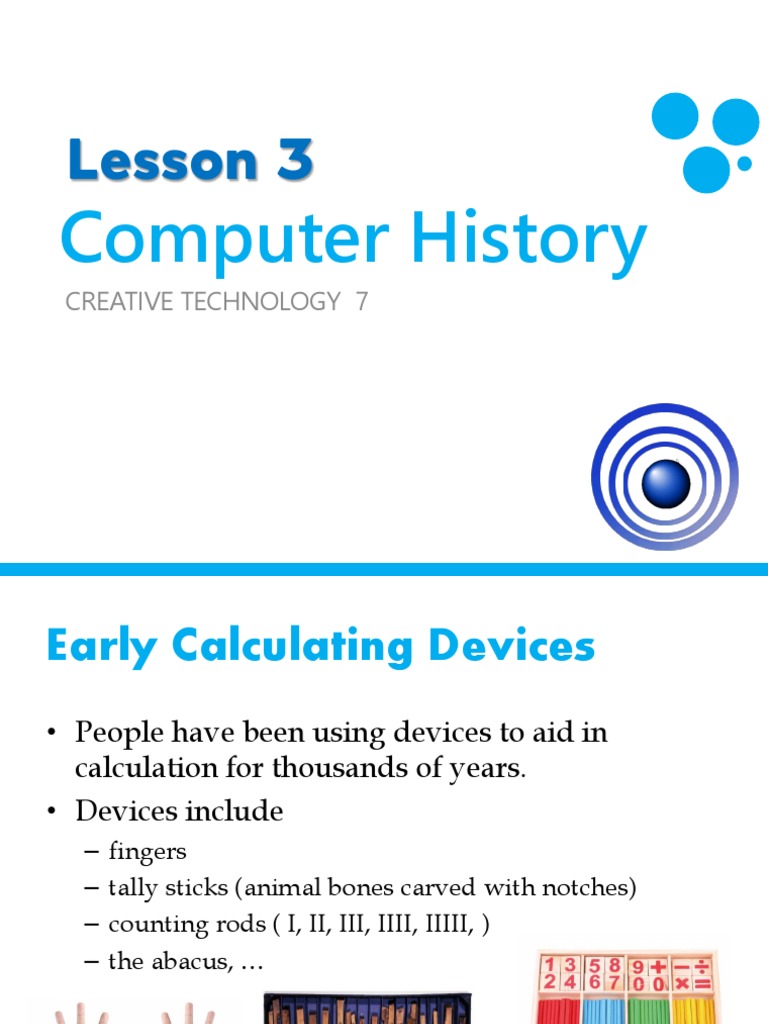 History of Computers for Class 3 | PDF | Art