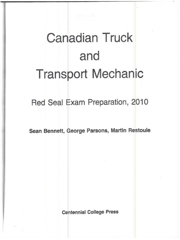 Transport Mechanic PGS 1-40 | PDF