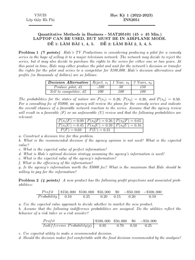 Midterm Exam | PDF | Forecasting | Utility