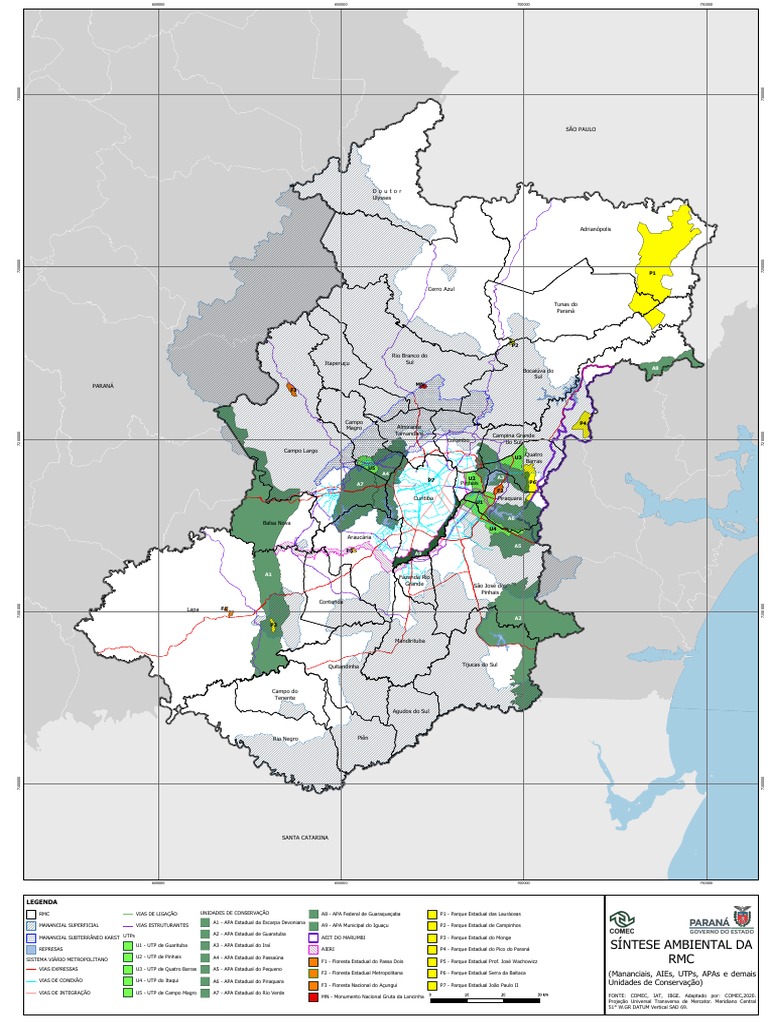 Mapa Sintese Ambiental RMC A0 Retrato v2 | PDF