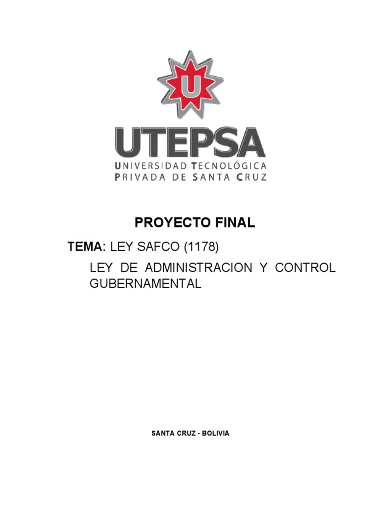 Proyecto Ley 1178-2 | PDF