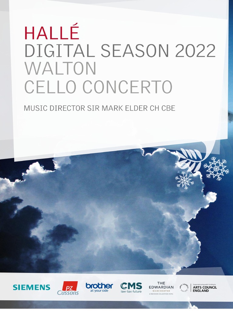 Hallé Digital Season 2022 - Walton Cello Concerto | PDF