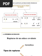 Rupturas Homoliticas y Heteroliticas | PDF | Radical (Química) | Enlace ...