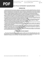 Usp 1058 Analytical Instrument Qualification | PDF | Verification And Validation | Computing