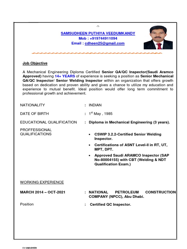 CV Pid | PDF | Nondestructive Testing | Welding