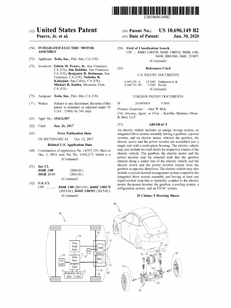 Tesla Patent MOTOR-202006 | PDF