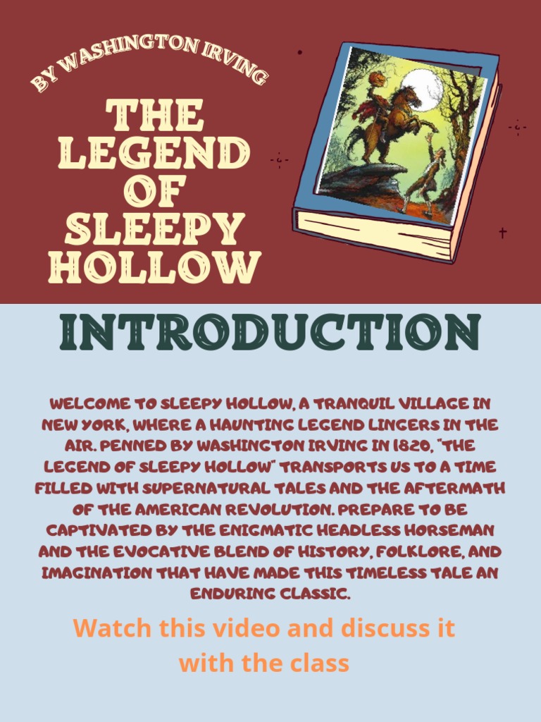 Sleepy Hollow: Irving's Classic Tale | PDF | The Legend Of Sleepy ...
