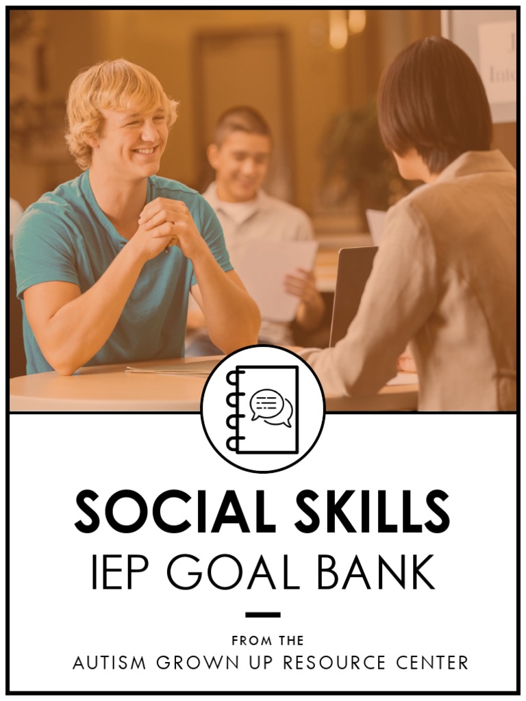 Social Skills Goal Bank | PDF