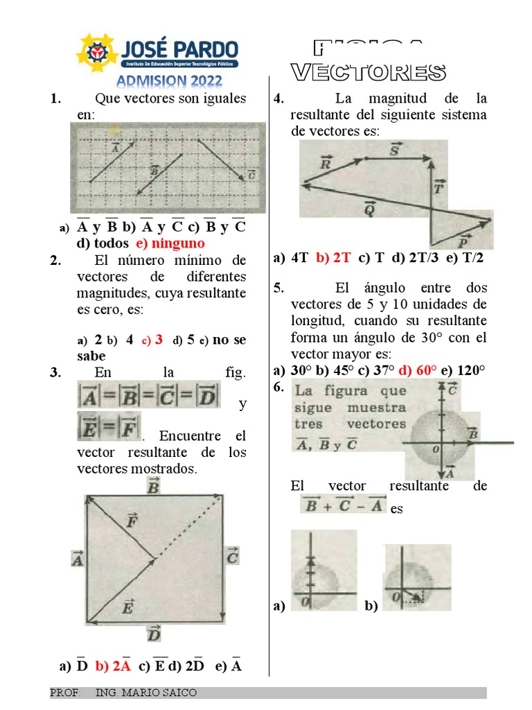 Vectores | PDF