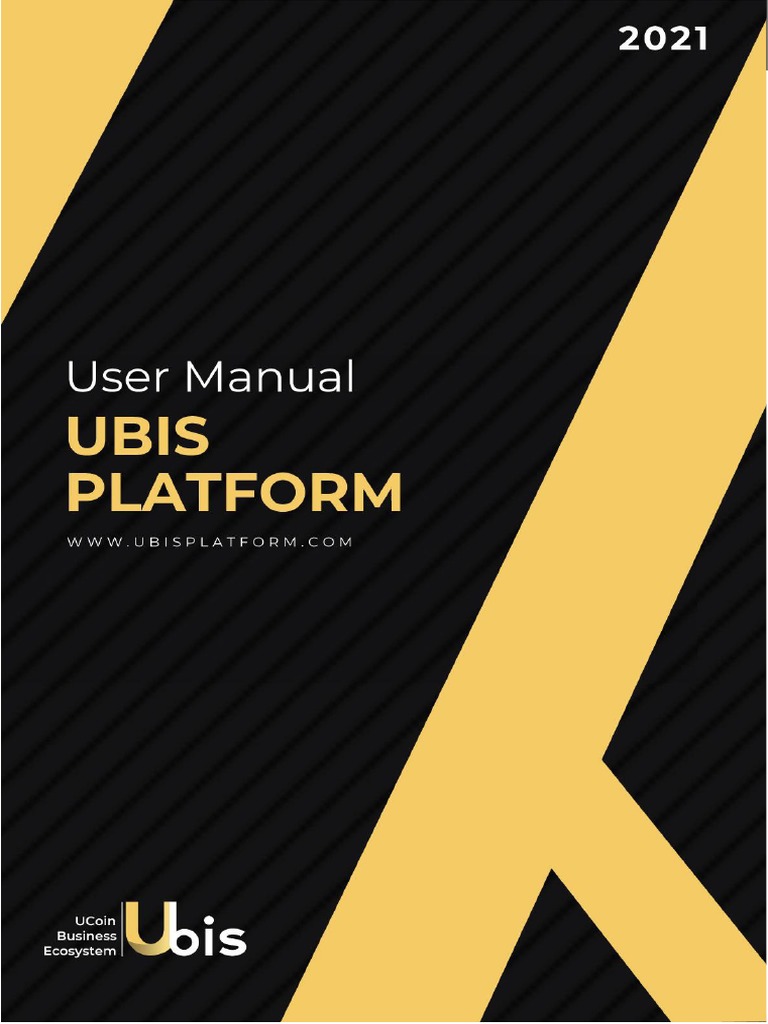 Ubis Platform User Manual | PDF