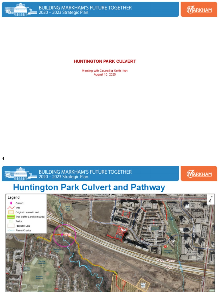Huntington Park Culvert Rehabilitation Options | PDF | Architectural ...