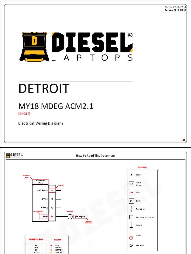 Detroit - DD5 GHG17 (2017 - Newer) .ACM2.1 | PDF | Vacuum Tube | Equipment