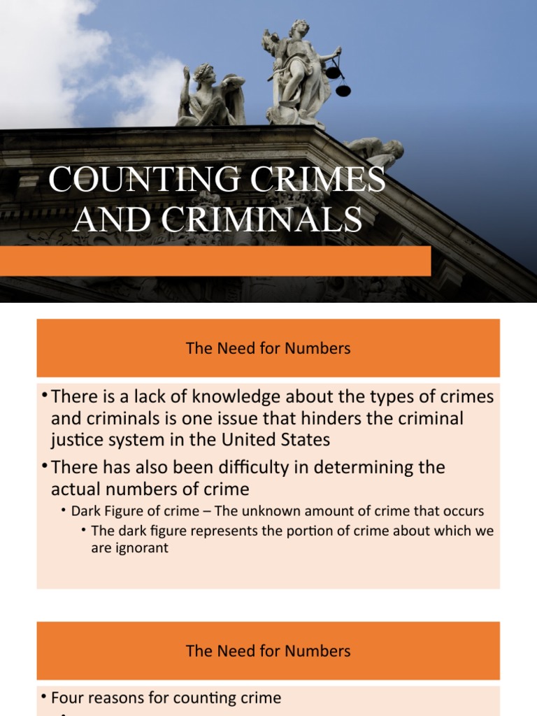 Counting Crime and Criminals - Chapter 4 | PDF | Uniform Crime Reports ...