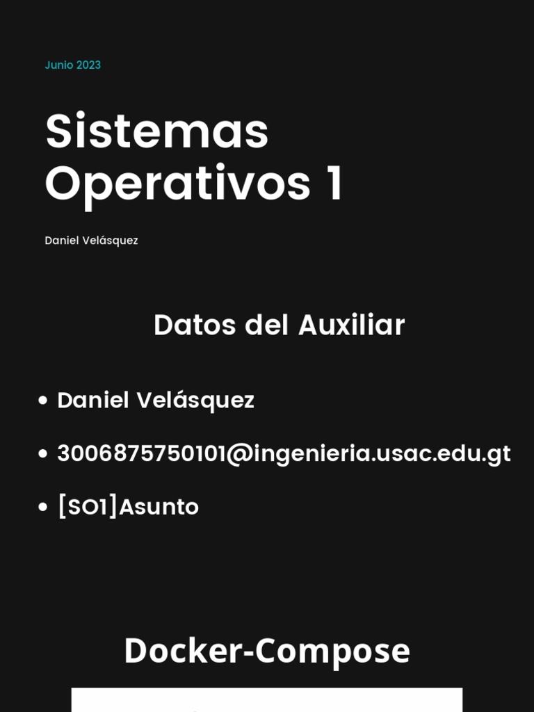 Clase 6 Docker-Compose | PDF