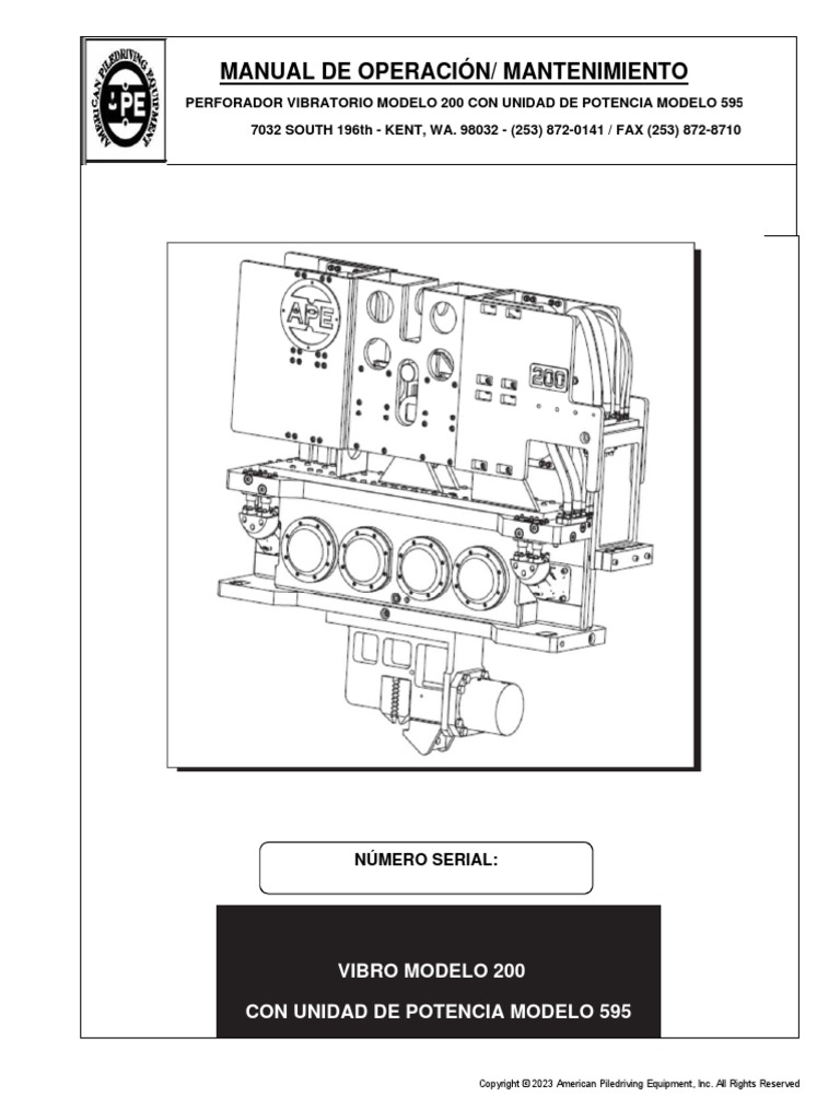 Ape-Vibro-200-595-20191118 SP | PDF | Engranaje | Máquinas