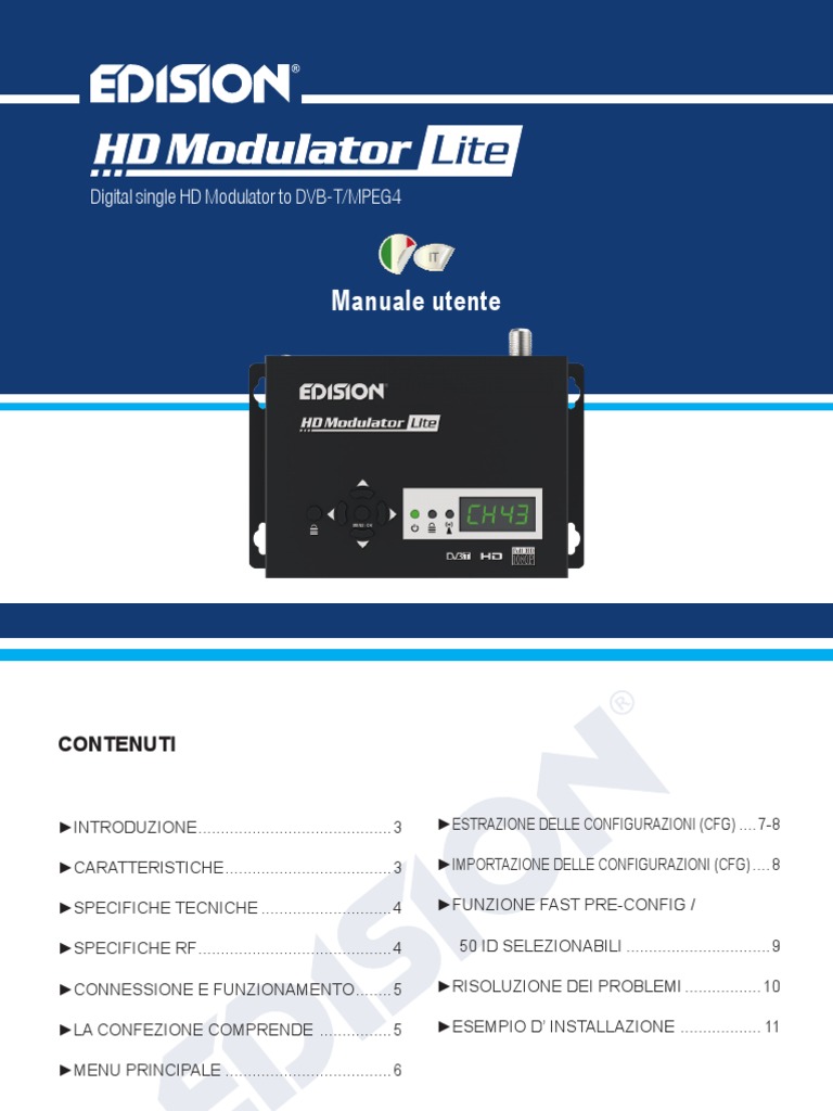 Hdmi Modulator Lite Manual Éô | PDF