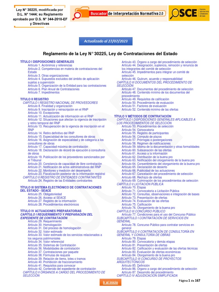 Buscador de Interpretación Normativa - Artículos Del Reglamento - Actualizado A Julio 2023 ...