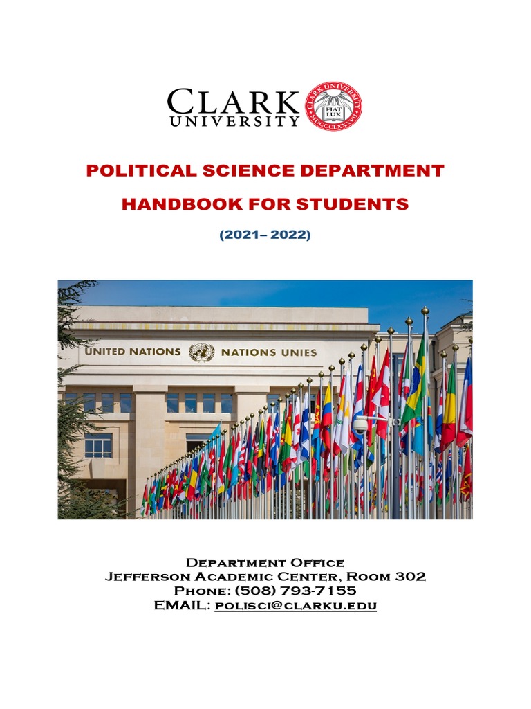 Political Science Student Handbook 2021-22 | PDF