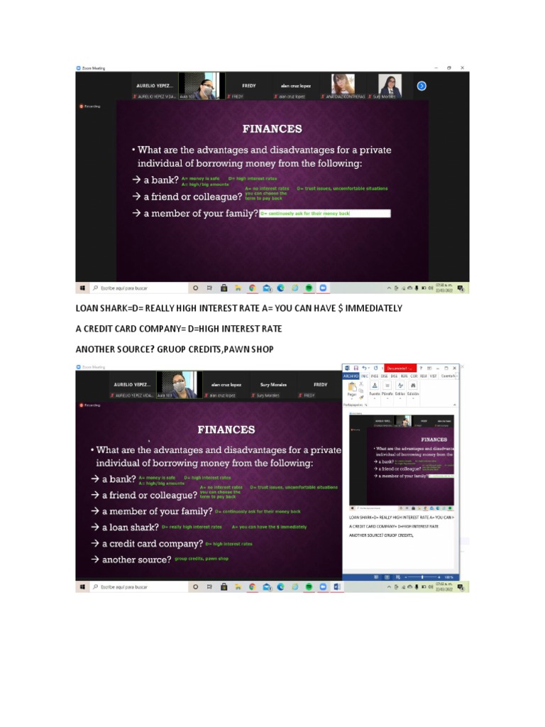 Acitivity 13 Finance Vocabulary | PDF