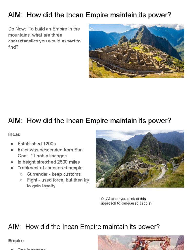 Incas | PDF