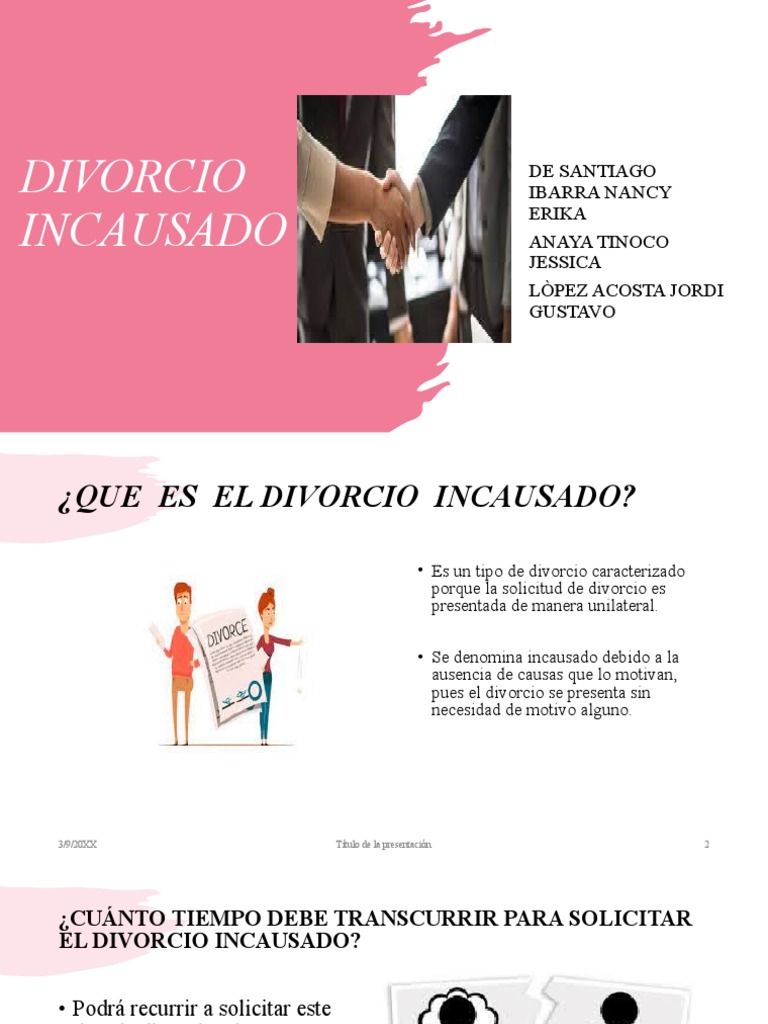 Divorcio Incausado.. | PDF