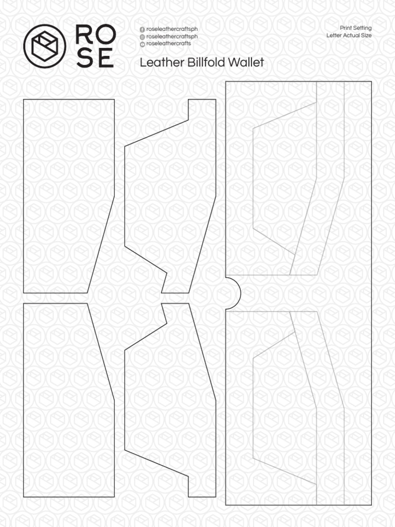 Molde de Cartera de Hombre | PDF