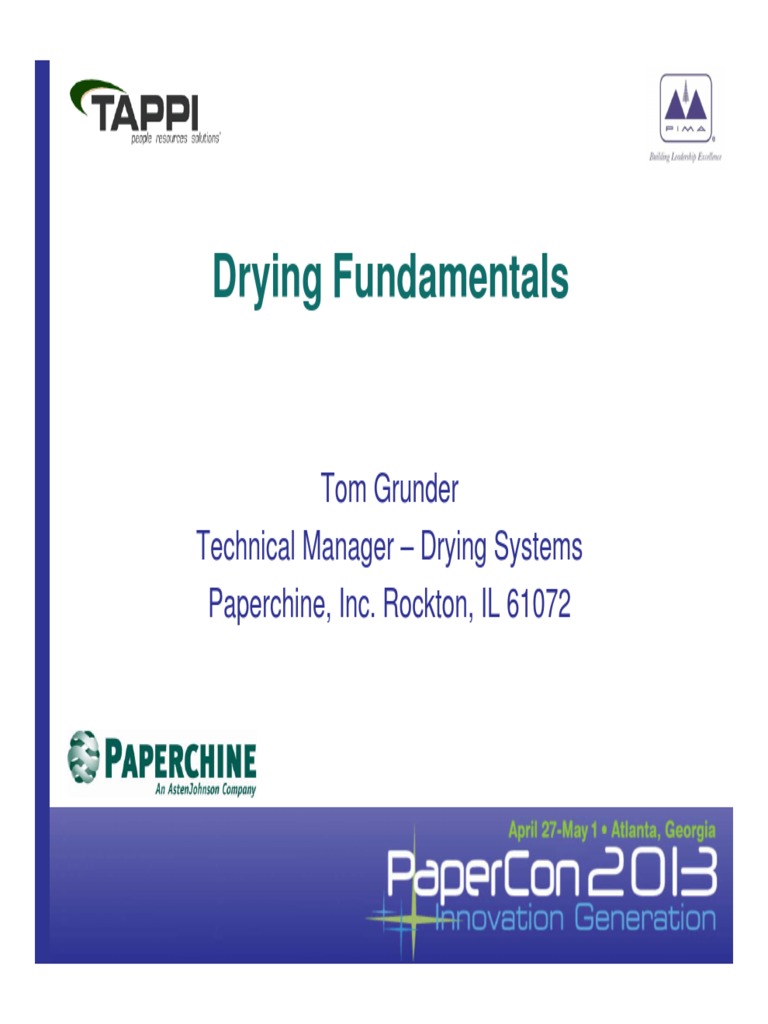 Drying Fundamentals | PDF