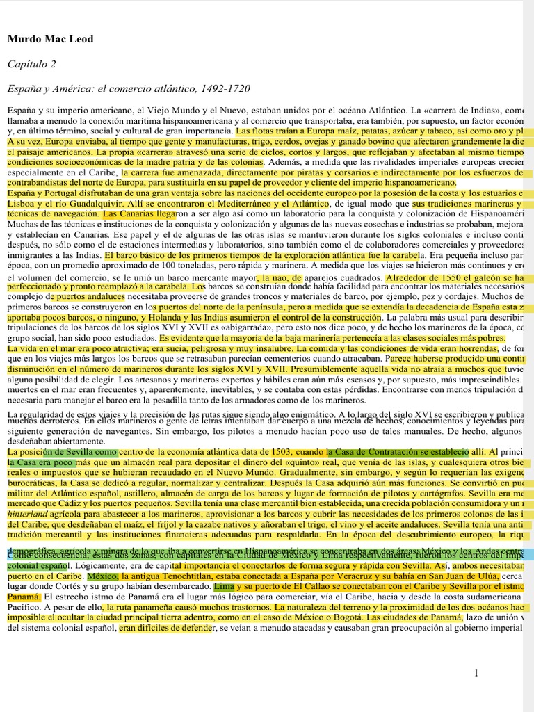 America El Comercio Atlantico 1492 1720 | PDF | España | Piratería