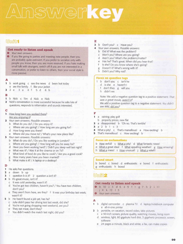 Real Listening and Speaking 4 KEYS | PDF