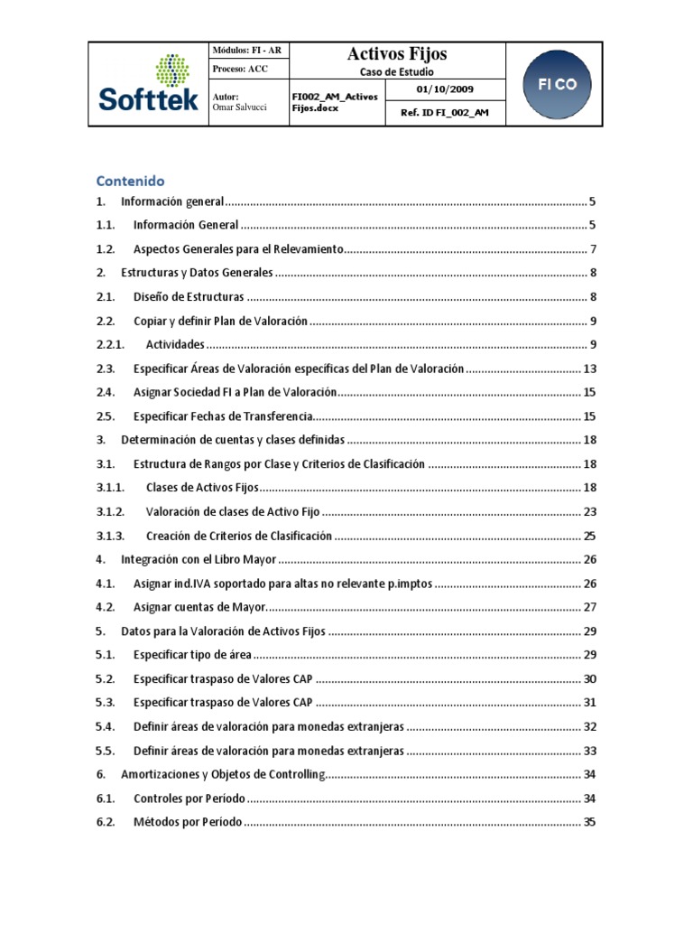 FI002 - AM - Activos Fijos | PDF