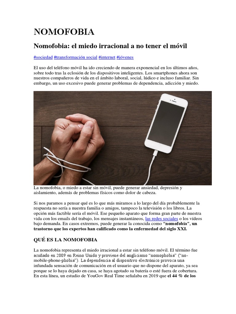 NOMOFOBIA | PDF