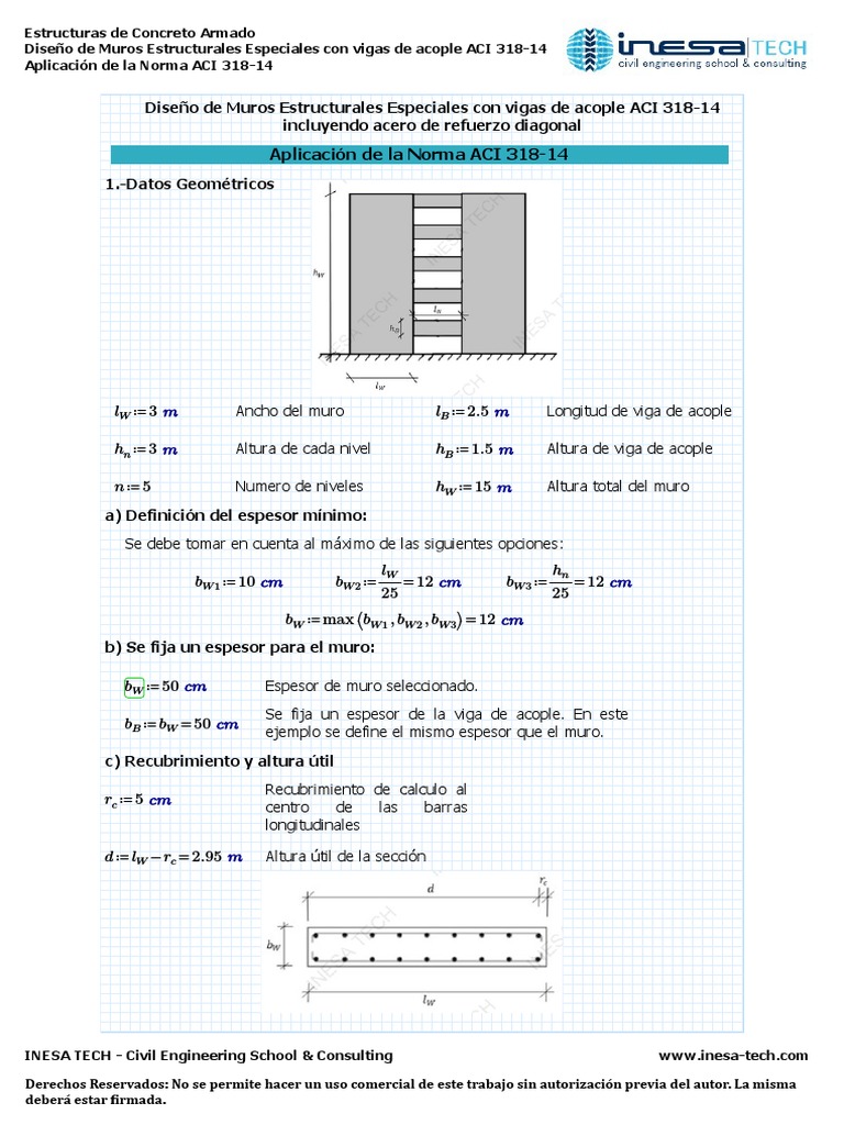 06-Diseño de Muro Estructural Especial Con Viga de Acople Acero ...