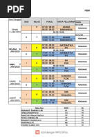 Contoh Leger Nilai | PDF