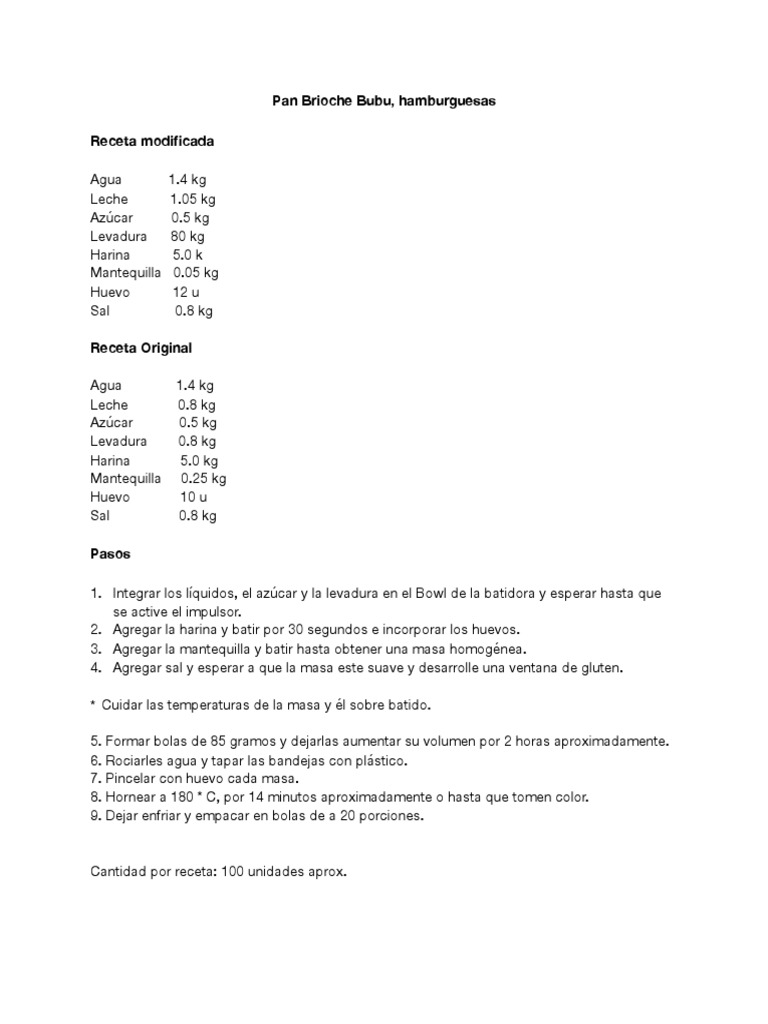 Recetario Cafe Bar Universal Pastelería | PDF