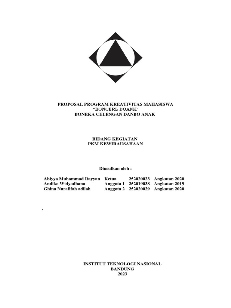 ProposalKWU Kel1 | PDF