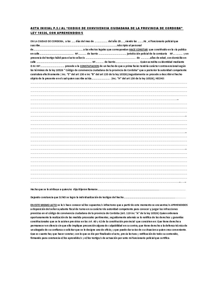 Acta - CCC - Con Aprehendidos | PDF | Ley Pública | Gobierno