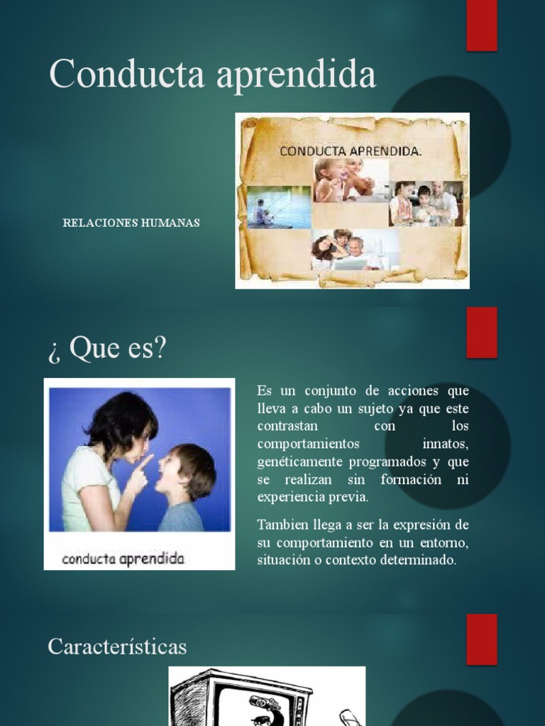 Conducta Aprendida - Grupo 3 - Nocturna E | PDF