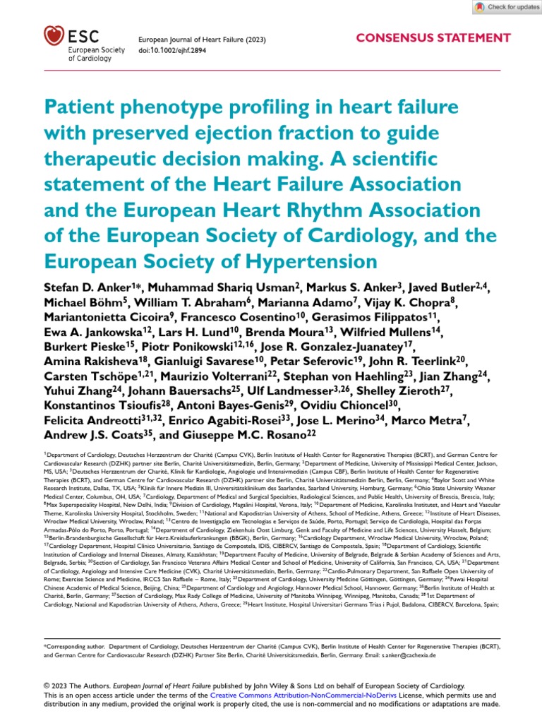 European J of Heart Fail - 2023 - Anker - Patient Phenotype Profiling ...