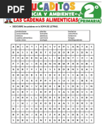 Sopa de Letras de ECOSISTEMAS Acuaticos: Palabras A Encontrar | PDF ...