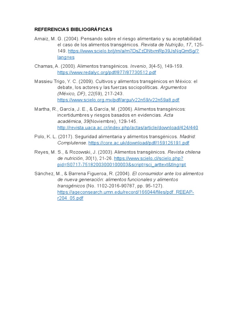 Referencias Bibliográficas | PDF